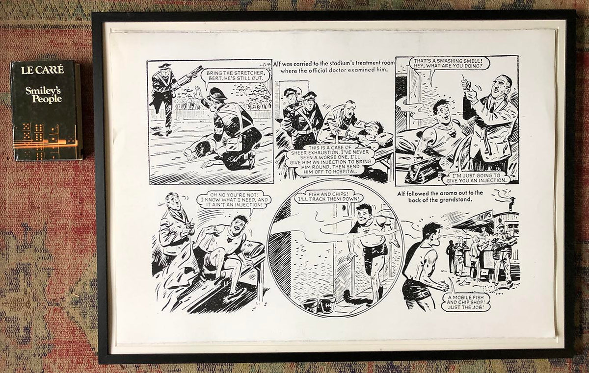 Tupper revived by fish and chips – Comic Art Website